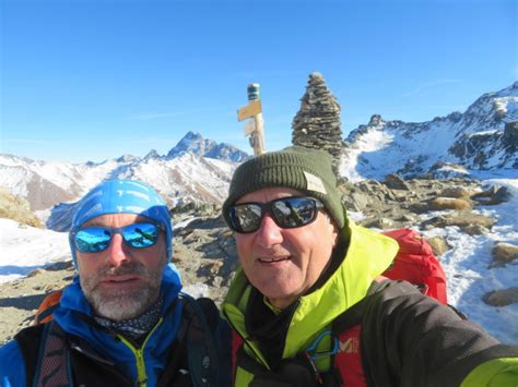 Col Longet Da Chianale Con Le Racchette Da Neve Compagnia Della Cima