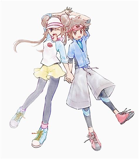 Rosa And Nate Pokemon And 1 More Drawn By Tancarbonnn Danbooru