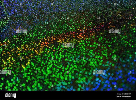 Multicolored Shiny Flickering Abstract Background Green Blue Orange