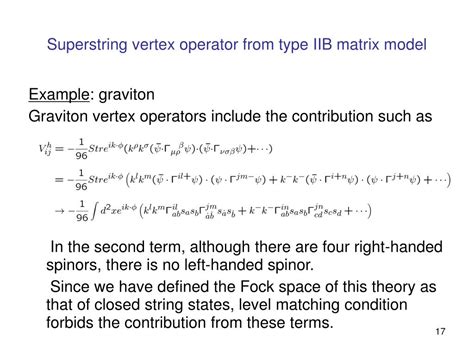 ppt superstring vertex operators in type iib matrix model powerpoint