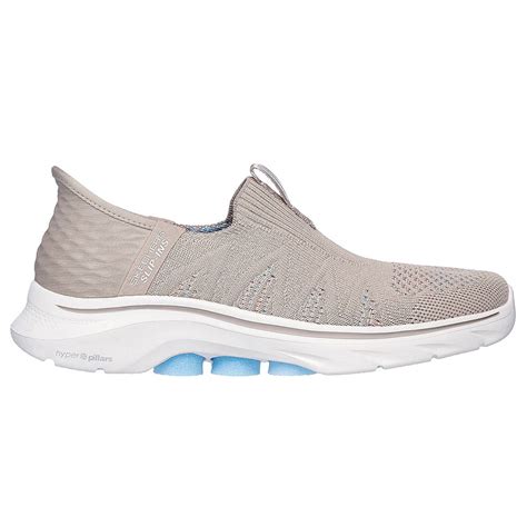 Skechers Women Slip Ins Gowalk 7 Navymulti Shoes Skechers Malaysia