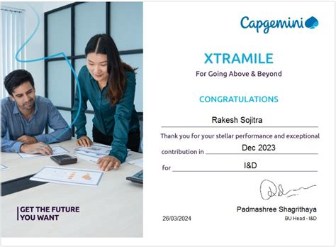 Rakesh Sojitra On Linkedin Ecstatic And Thankful To Capgemini For The