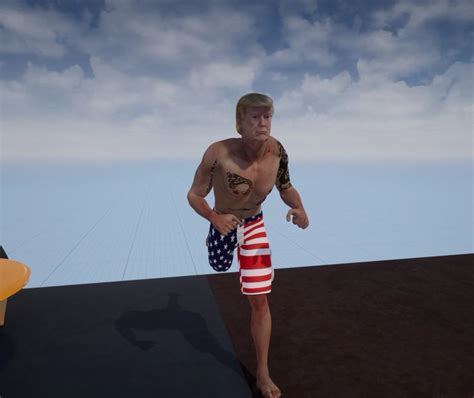 Workout Trump Unreal Engine Model Coolgames D Model Rigged Cgtrader