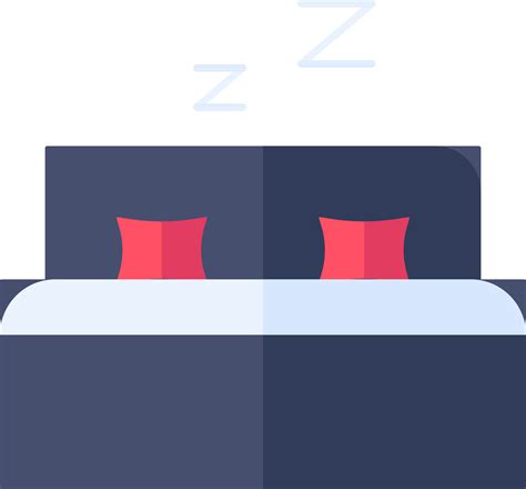 Isolated Sleeping Bed Icon In Blue Color 24368911 Vector Art At Vecteezy