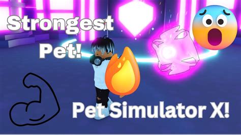 Getting The Strongest Pet In Pet Simulator X YouTube