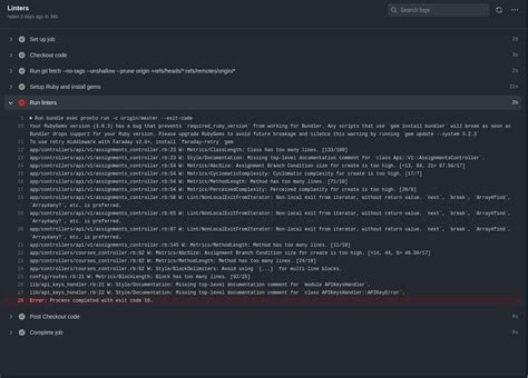 Linting Issue WING NUS SSID GitHub
