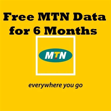 How To Get Free MTN Data M To G For Months