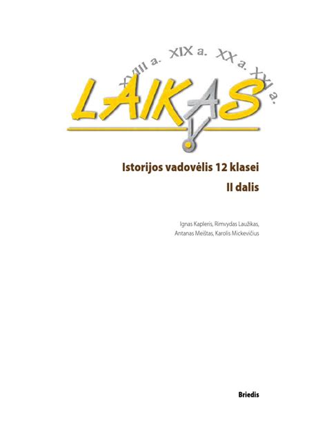Istorijos Vadovelis 12 Klasei Ii Dalis Vadovelis 12 Klasei Ii Dalis