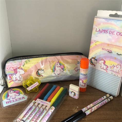 Kit Escolar Completo Volta As Aulas Fazemos Todos Os Temas