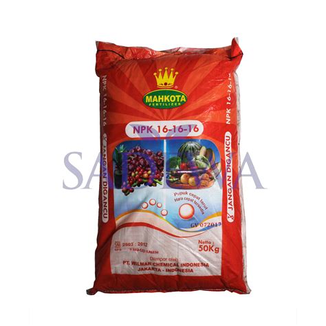 Npk 161616 Mahkota Sadewa Agri Jaya