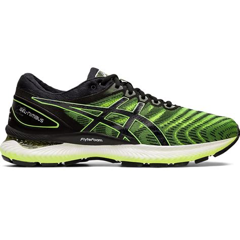 Asics Laufschuhe Gel Nimbus 22 Dämpfung gelb schwarz Herren