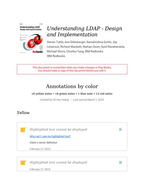 notes from understanding ldap design and implementation pdf