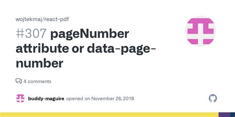 PageNumber Attribute Or Data Page Number Issue 307 Wojtekmaj React