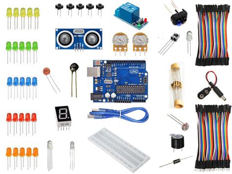 Kit Arduino Uno R3 Básico Iniciante Aprendiz 168 Peças Mss Eletrônica