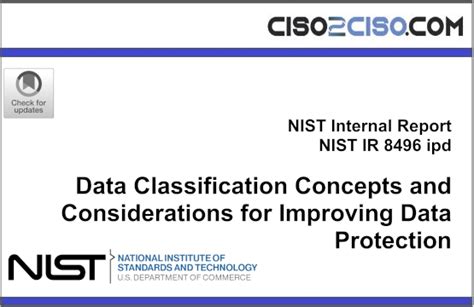 Data Classification Concepts And Considerations For Improving Data