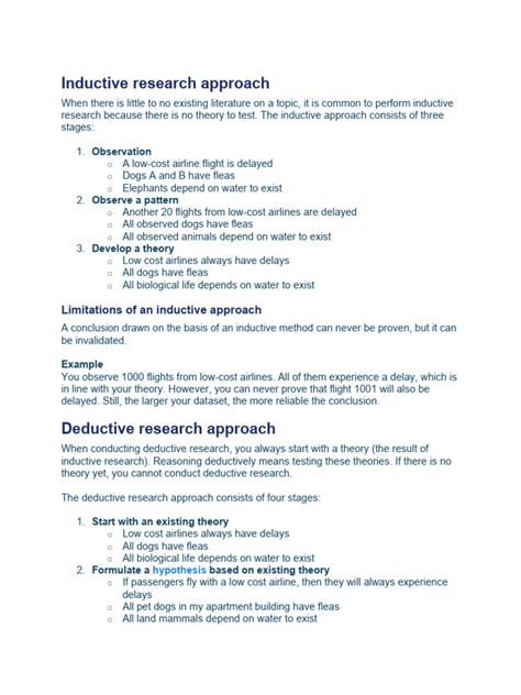 2 Inductive Research Approach Pdf Deductive Reasoning Inductive