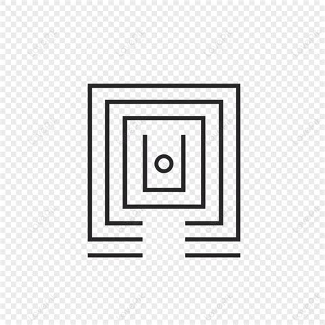 직사각형의 가는 선 그리기 벡터중심굵은 선들어가는 Png 일러스트 무료 다운로드 Lovepik