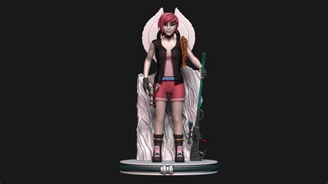 Md Arif Ahmed On Linkedin Project Lara Made For 3d Print And Game Software Used Zbrush