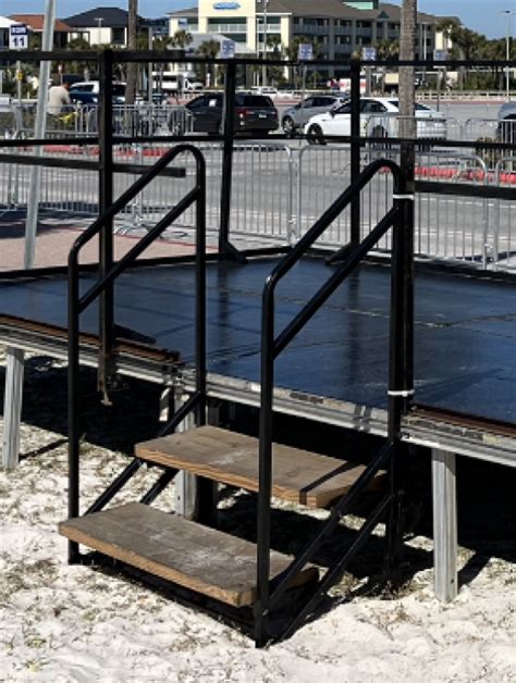 Stage Steps 16 28 W Rails Concert Stag Kents Special Events