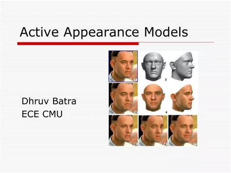 Ppt Active Appearance Models Powerpoint Presentation Free Download