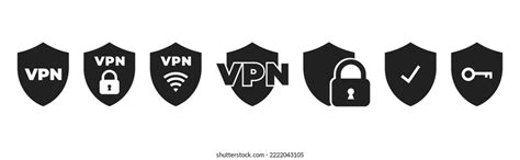 Vpn Shield Concept Virtual Private Network Stock Vector Royalty Free 2222043105 Shutterstock