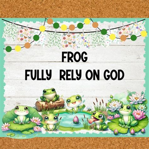 Religious Bulletin Board Ideas Frogs Frog Bulletin Board Ideas