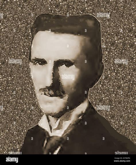 A Newspaper Portrait Of Nikola Tesla 1856 1943 Aged 60 Said To Be The Most Lifelike Yet