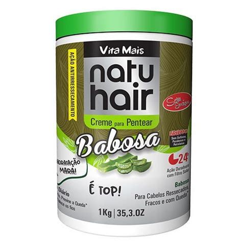 Creme De Pentear Natuhair Babosa 1kg Shopee Brasil