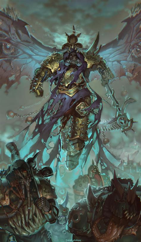 Mortarion Art By Smearu Ren 40k Gallery