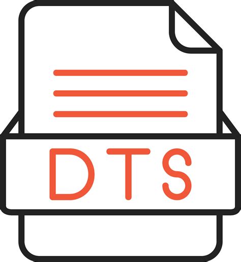 Dts File Format Vector Icon 29463292 Vector Art At Vecteezy
