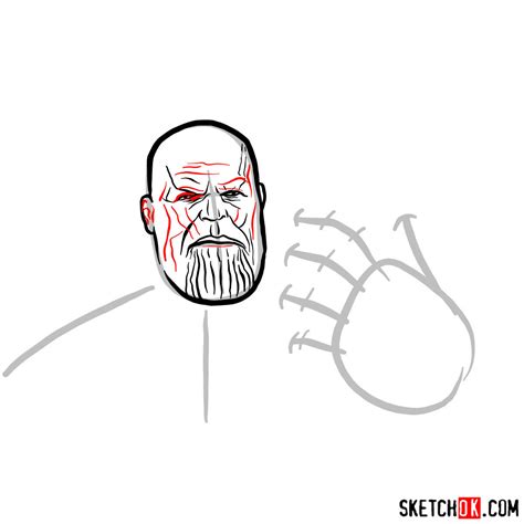 Learn How To Draw Thanos From Avengers Infinity War