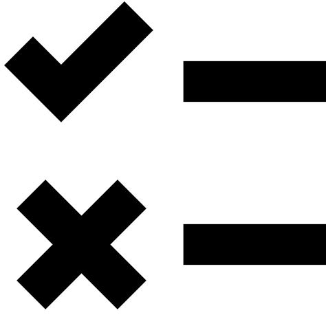 True Or False Icons Logos Symbols Free Download Png Svg