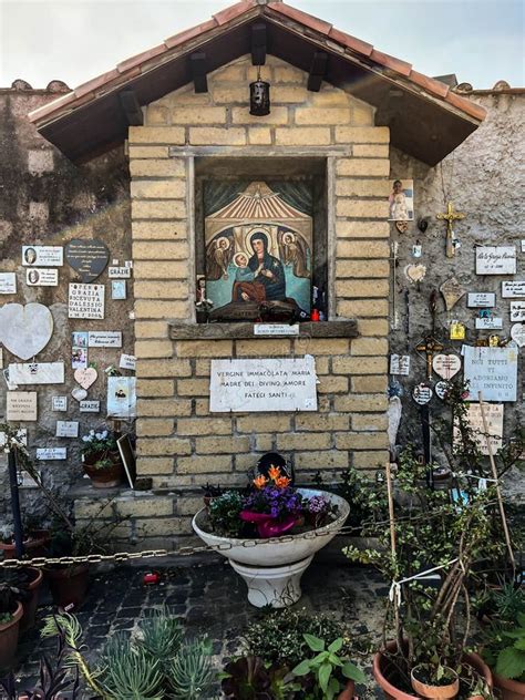 Sanctuary Of Our Lady Of Love In Rome Italy Image Mosaic Of Mary Our