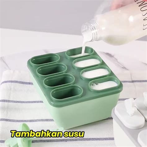 Jual OSM JKT H5975 Cetakan Ice Cream Cetakan Es Batu Dengan Tutup