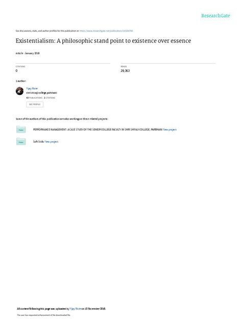Existentialismppt Ppt 00 Pdf Existentialism Existence