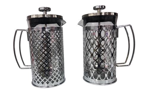 Metal French Press Bitki Çay Ve Kahve Kupası 600 Ml Toptan Mutfak Gereçleri