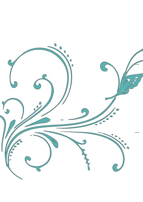 Transparent Blue Scroll Clip Art At Clker Com Vector Clip Art Online Royalty Free Public Domain