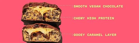 Misfits Vegan Cookie Butter Protein Bars Plant Based Chocolate High