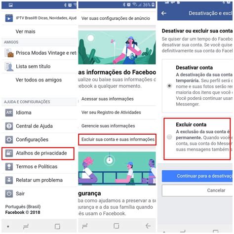 Como Excluir Facebook Definitivamente Um Clique
