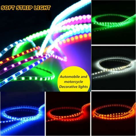 Jual LAMPU LED STRIP FLEKSIBEL KARET 45 CM RUNNING 12 VOLT UNIVERSAL