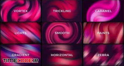 دانلود پروژه آماده افتر افکت بک گراند گرادینت متحرک Gradient Backgrounds تایم کد