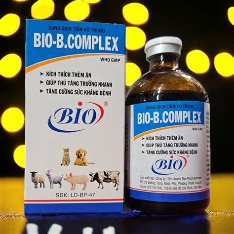 Bio Bcomplex 100ml KhÔng C Màu Xanh Da Trời Lọ 100ml Thú Y An Nhung