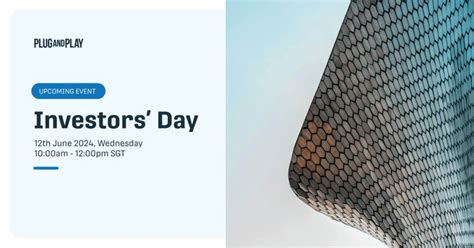 Plug And Play Apac On Linkedin Welcome You Are Invited To Join A Webinar Investors Day