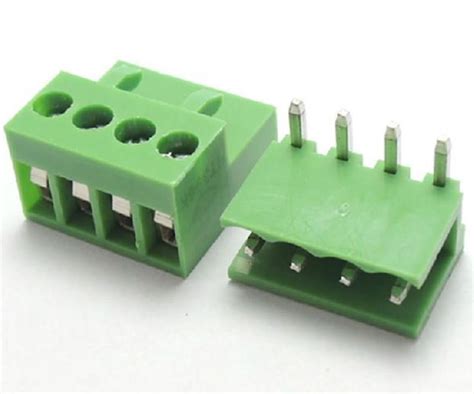Terminal Connector 4 Pin With Straight Base Alphatronic