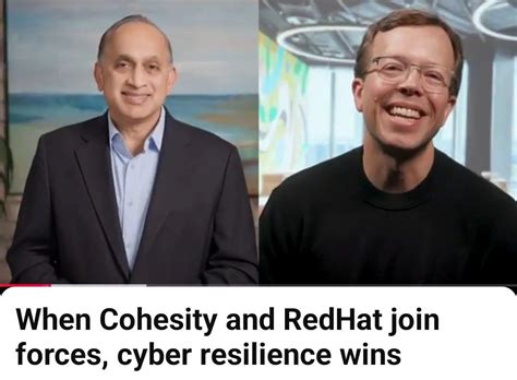 Redhat Cohesity Akshay Poddar