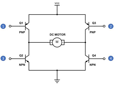 h bridge with 4 transistors and varible voltage general electronics arduino forum