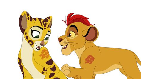 Kion And Fuli The Lion Guard Base By Malika Stacy On Deviantart