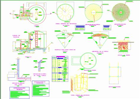 Ferrocement Reservoir In Autocad Cad Download 21605 Kb Bibliocad