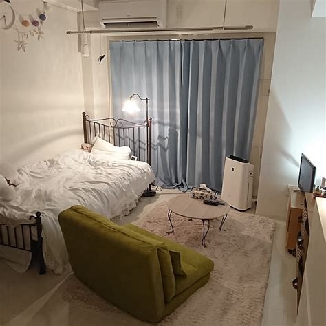 部屋全体ナチュラル照明一人暮らしアンティークのインテリア実例 2019 01 28 211456 ｜ Roomclip（ルーム