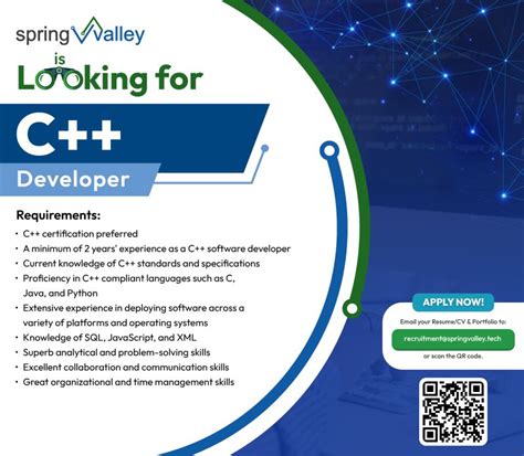 Spring Valley Recruitment On Linkedin Developer Recruitment Cpplus